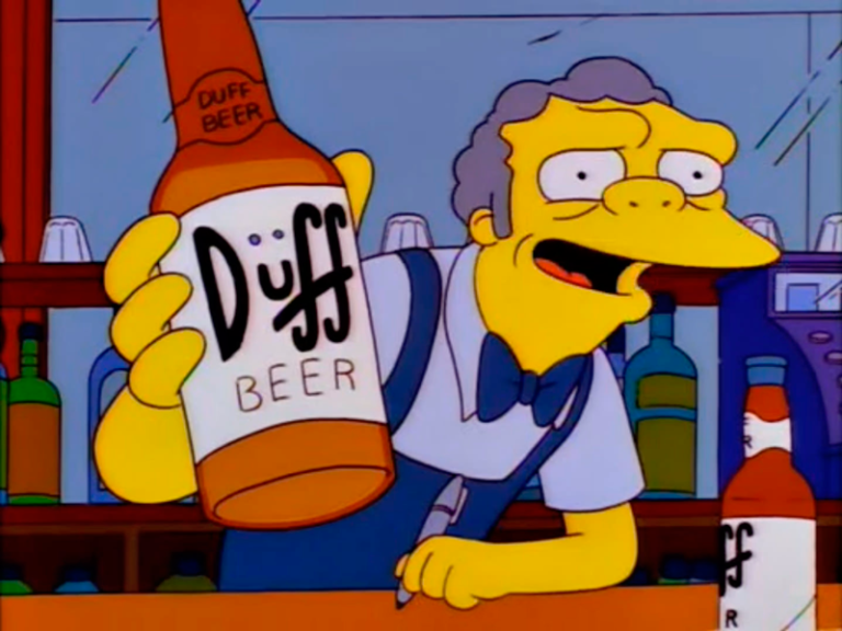 Duff Beer - Fiction Brands Marcas Fictícias na Cultura Pop